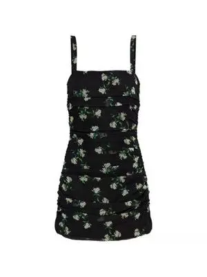 Dolce & Gabbana Floral-print Ruched Dress