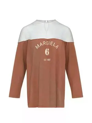 MAISON MARGIELA Printed T-shirt - Brown