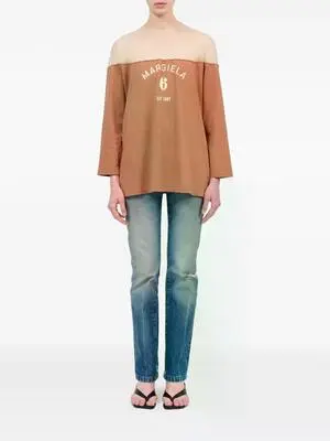 MAISON MARGIELA Printed T-shirt - Brown