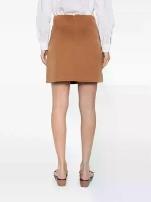 MAISON123 Camellia Patch Pockets Mini Skirt