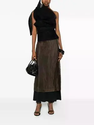 Rick Owens Asymmetric Draped Top