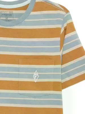 Patagonia Striped-pattern Chest-pocket T-shirt