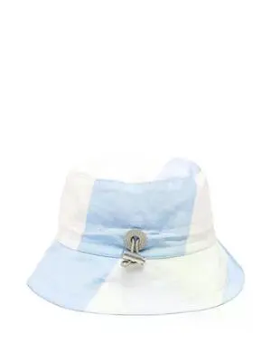 Jacquemus Le Bob Baluchon Striped Bucket Hat - Blue