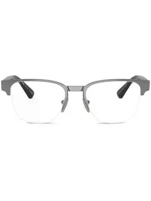 Prada Half Rim Glasses - Silver