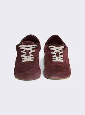 Bottega Veneta Orbit Flash Suede Sneakers - Brown