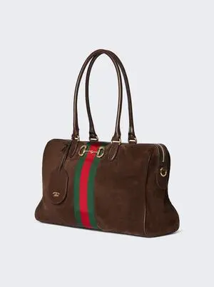 Gucci Large Boston Bag - Brown
