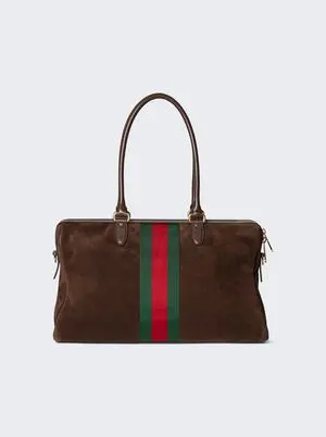 Gucci Large Boston Bag - Brown