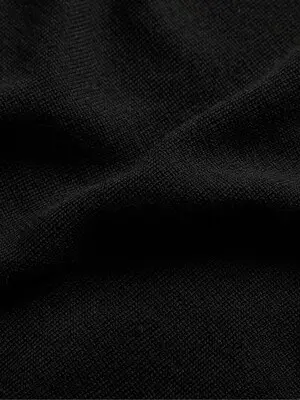 John Smedley Tapton Slim-fit Merino Wool Half-zip Sweater - Black