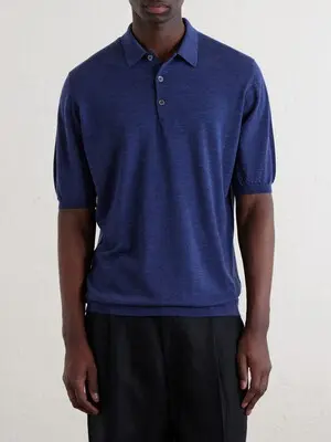 William Lockie Virgin Wool Polo Shirt