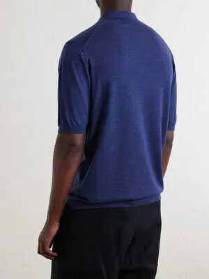 William Lockie Virgin Wool Polo Shirt