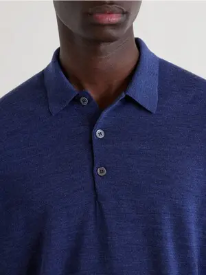 William Lockie Virgin Wool Polo Shirt