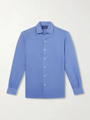 Thom Sweeney Linen Shirt - Blue