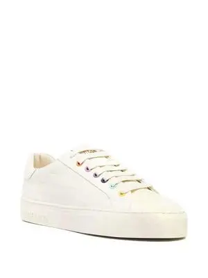 HIDE&JACK Crocodile-embossed Leather Sneakers