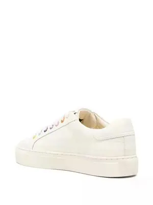 HIDE&JACK Crocodile-embossed Leather Sneakers