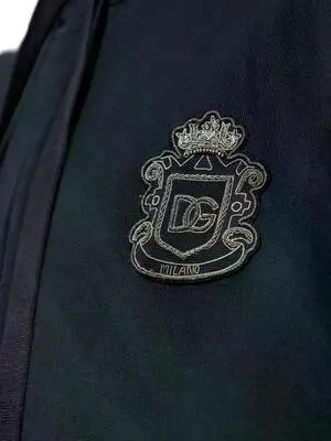 Dolce & Gabbana Logo-patch Zip-up Hoodie