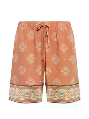 Hanro Printed Drawstring Shorts