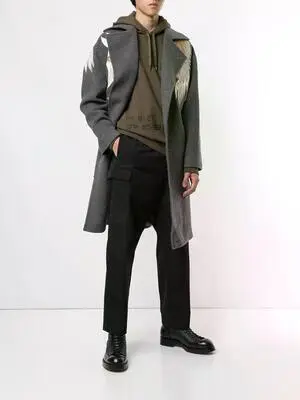PORTS V Appliqué Oversized Coat