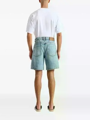 Balmain Light Denim Bermuda Shorts - Blue