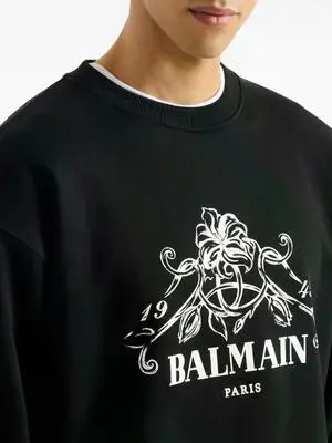 Balmain Printed Vine Sweatshirt