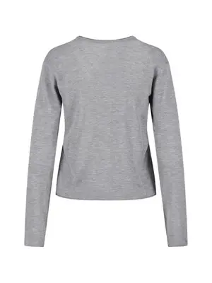DUNST Cotton Blend Cardigan - Grey