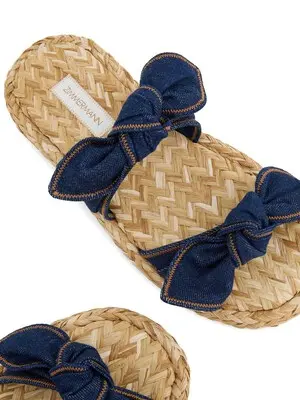 Zimmermann Carousel Linen Sandals