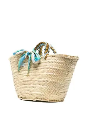 FORTE_FORTE Large Straw Tote Bag