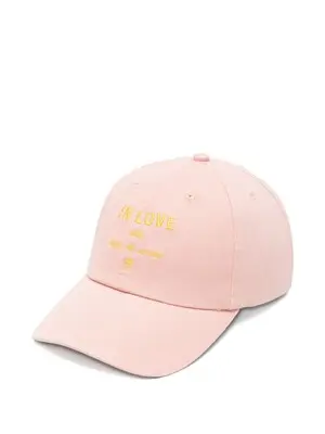 FORTE_FORTE Embroidered Baseball Cap - Pink