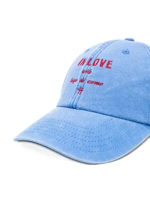 FORTE_FORTE Embroidered Baseball Cap - Blue