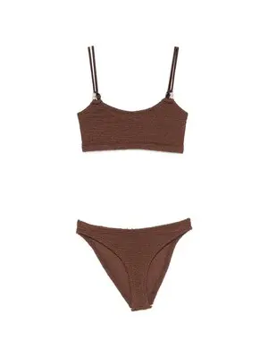 Hunza G Cassie Bikini Set - Brown