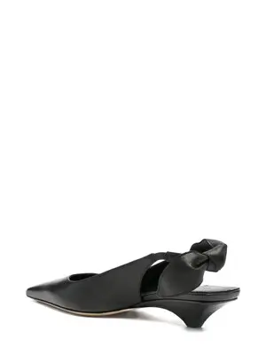 VIC MATIE Leather Slingbacks