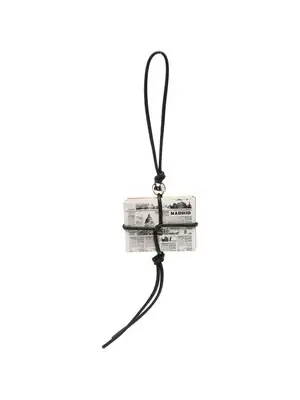Loewe Newspaper Leather Charm