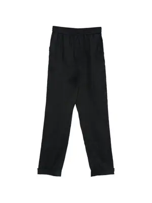 Emporio Armani Linen Trousers - Blue