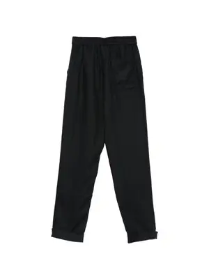 Emporio Armani Linen Trousers - Blue