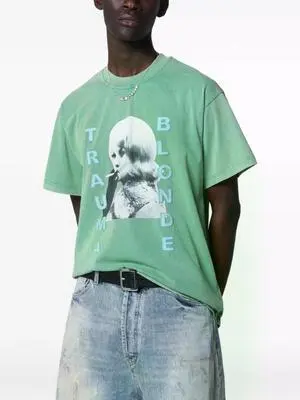 DAGGER Trauma Blonde Print-detail T-shirt