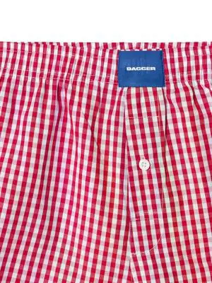DAGGER Gingham-check Boxers