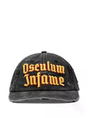 DAGGER Distressed-effect Baseball Cap - Grey