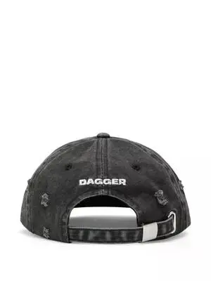 DAGGER Distressed-effect Baseball Cap
