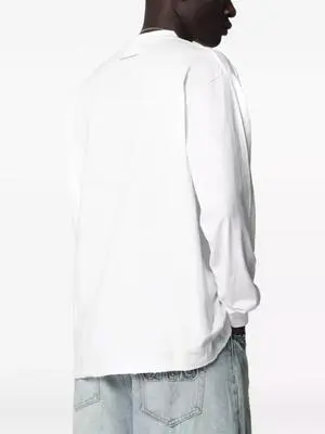 DAGGER Print-detail Round-neck T-shirt