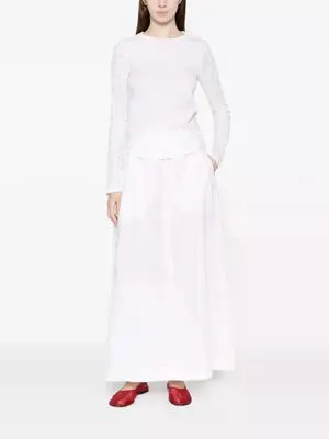 DEHA Lace-sleeves T-shirt