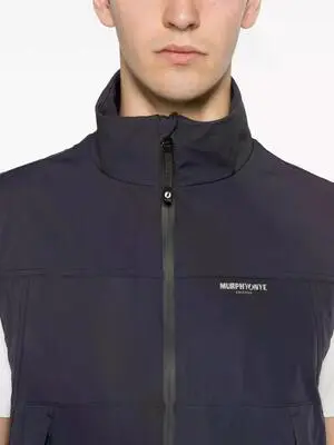 MURPHY&NYE Logo-print High-neck Gilet