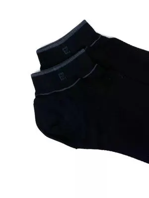Zegna Piqué Ankle Socks