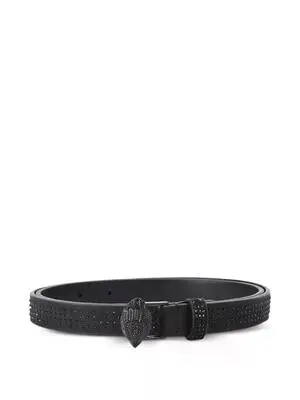 Kurt Geiger Embellished Buckle Belt - Black