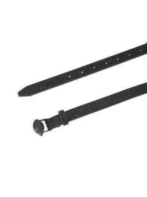 Kurt Geiger Embellished Buckle Belt - Black