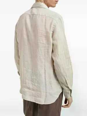 MC2 SAINT BARTH Pamplona Long-sleeve Button-up Shirt - Neutrals