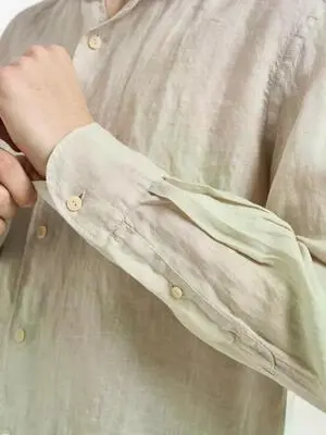 MC2 SAINT BARTH Pamplona Long-sleeve Button-up Shirt - Neutrals