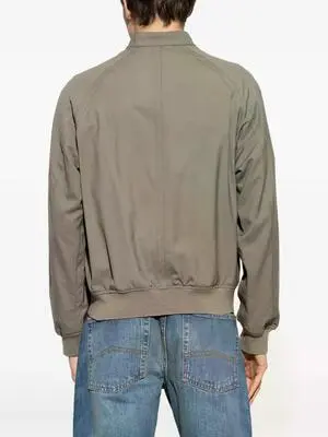 Emporio Armani Virgin Wool Zip-up Jacket - Grey