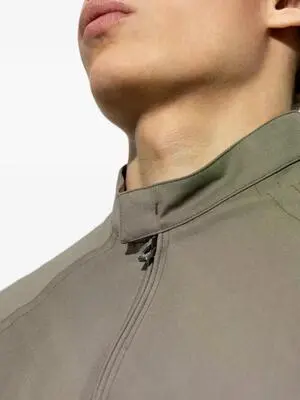 Emporio Armani Virgin Wool Zip-up Jacket - Grey