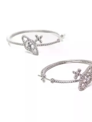 VIVIENNE WESTWOOD Orb Hoop Earrings
