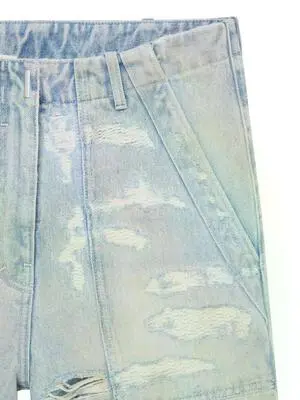 Givenchy Distressed Denim Shorts