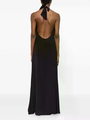 Sú Ruffled Halterneck Maxi Dress
